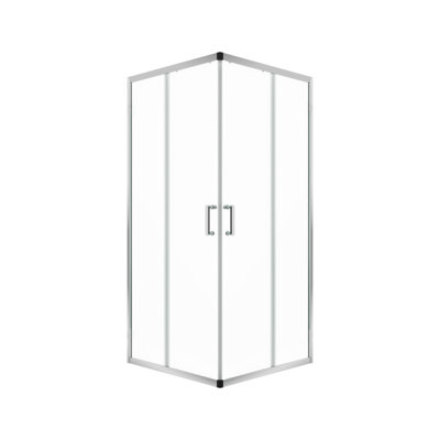 DeerValley 36"W X 36"D X 72"H Framed Square Reversible Shower Enclosure & Reviews | Wayfair